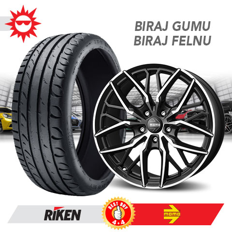 235/35 R19 SET RIKEN + MOMO