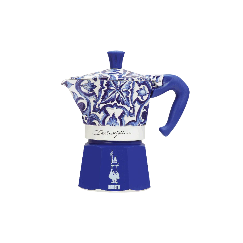 Bialetti Moka Express Dolce&Gabbana Blu Mediterraneo