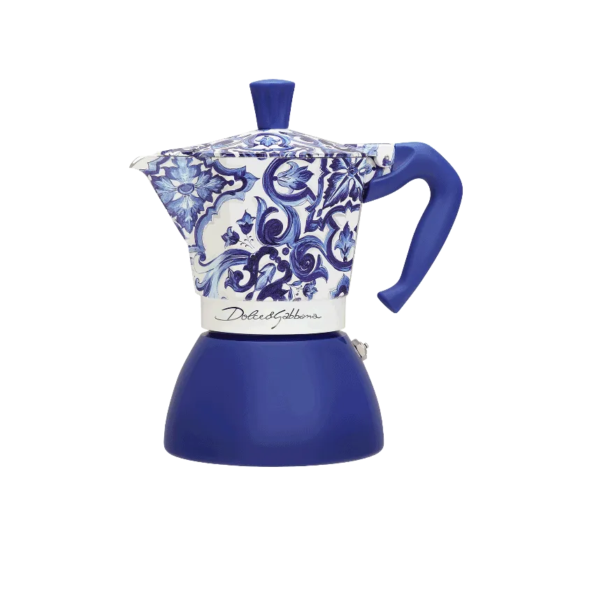 Bialetti Moka Induction Dolce&Gabbana Blu Mediterraneo