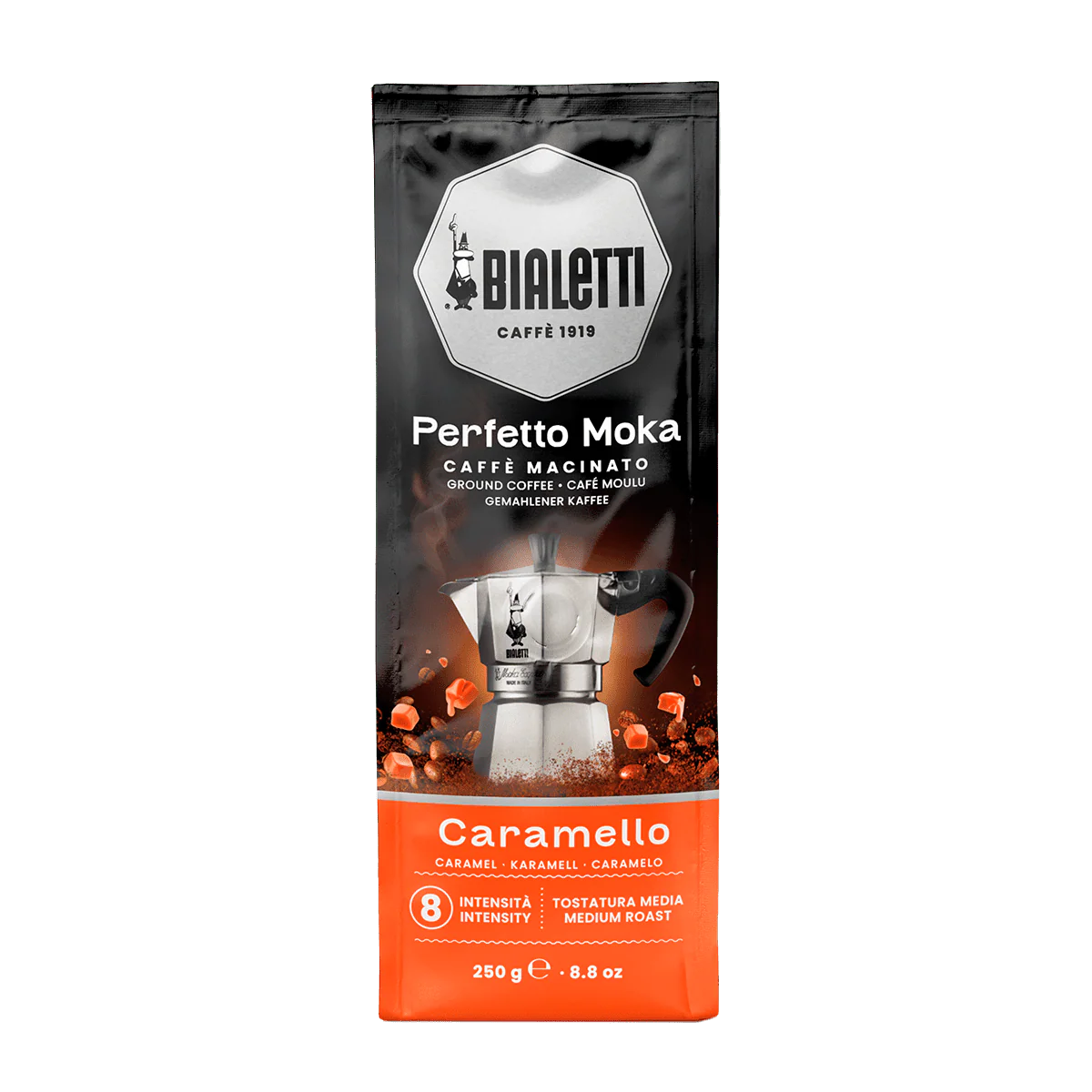 Bialetti Perfetto Moka Caramello mlevena kafa 250 g