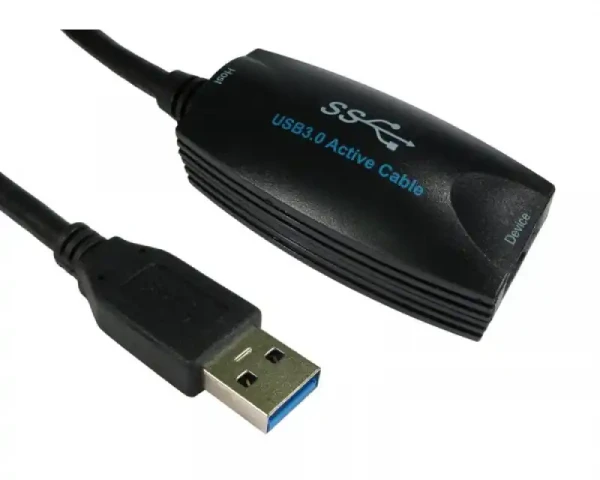 Kabl 3.0 USB A - USB A MF produžni sa pojačivačem 5m E-Green