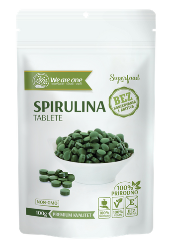 SPIRULINA TABLETE ORGANSKE 100g