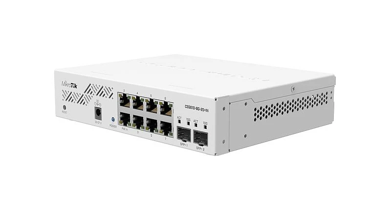 MikroTik (CSS610-8G-2S+IN) SwOS Lite upravljivi 8portni switch
