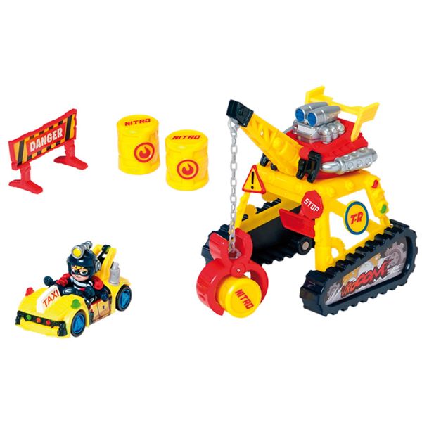 T-RACERS S PLAYSET TURBO CRANE