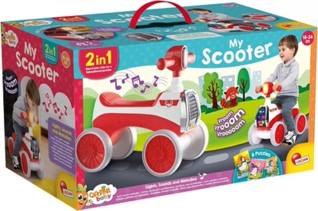CAROTINA BABY RIDE ON SKUTER 2U1 LISCIANI