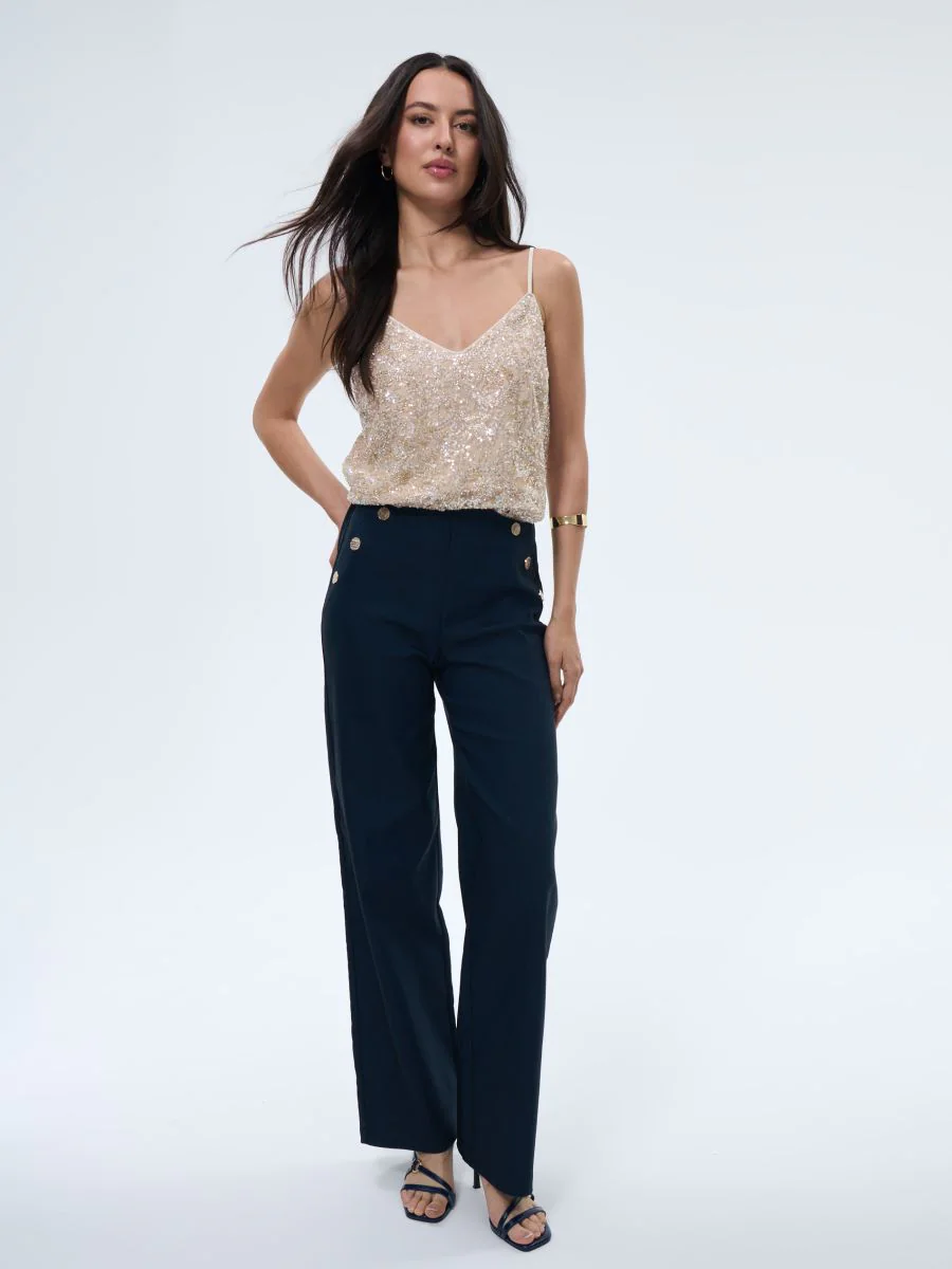 Wide leg pantalone