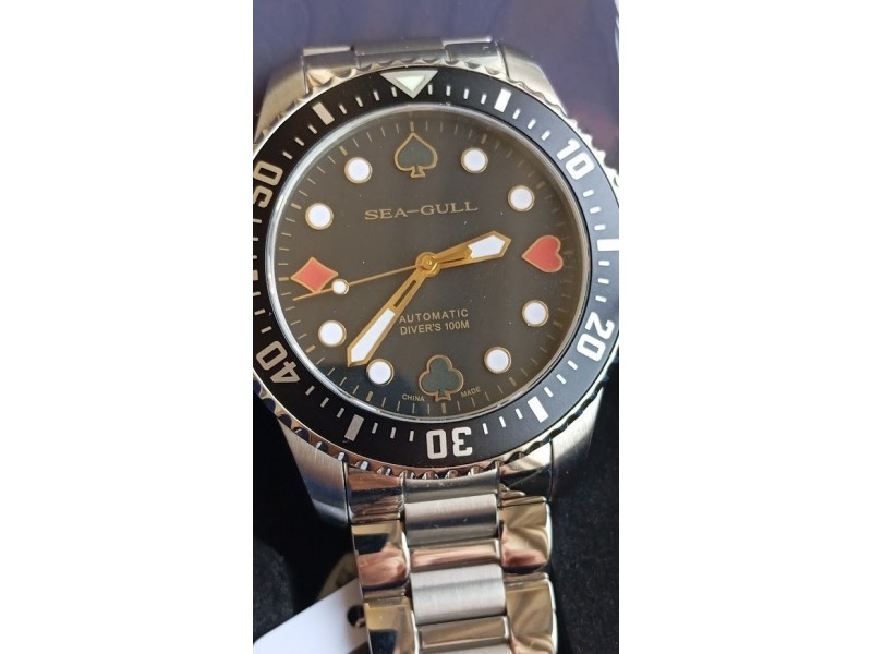 SEA-GUL AUTOMATIC mehanički sat POKER-MASTER 810.27.106