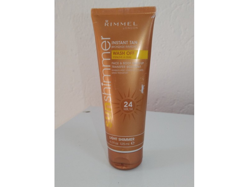 Rimmel sun shimmer instant tan face and body make-up