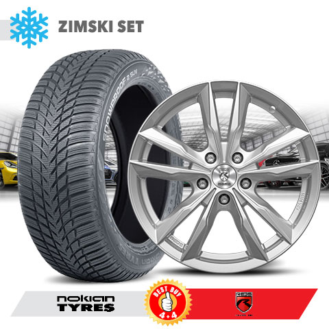 215/55 R17 NOKIAN + REDS FAST SIL 5/112