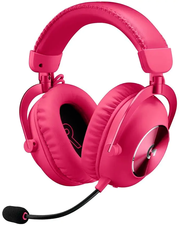 LOGITECH G PRO X2 LIGHTSPEED Wireless Gaming Headset Magenta