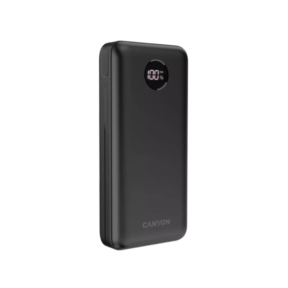 CANYON power bank PB-2002 LED 20000 mAh PD 20W QC 3.0 Black