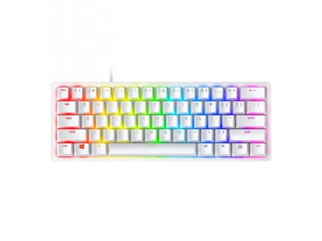 RAZER Huntsman Mini Gaming keyboard RGB LED light US Mercury White (040035)
