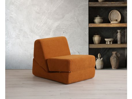 Atelier del Sofa Sofa-krevet sa 1 sedicom Origami Convertable Matte Orange