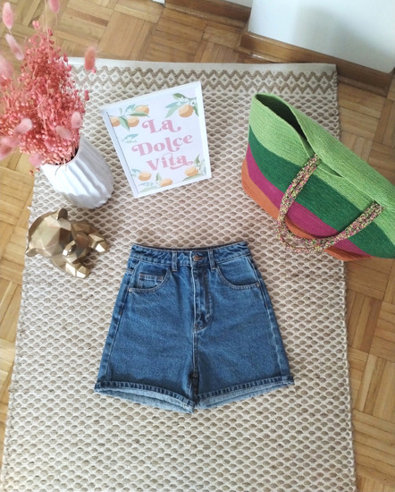 Crop mom fit šorc XXS/XS