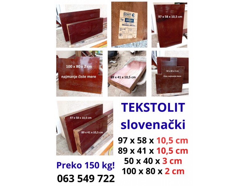 TEKSTOLIT, SLOVENAČKI, RETKO U PONUDI OVE DIMENZIJE!!!