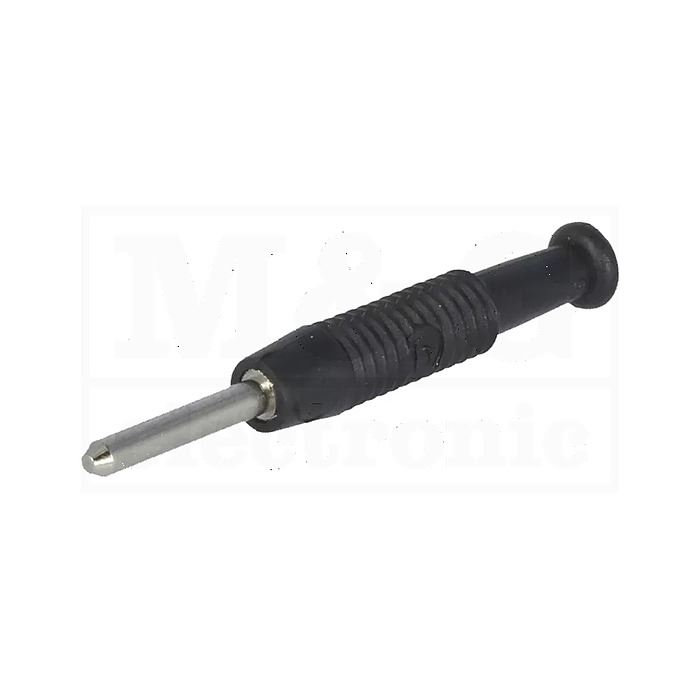 UTIKAČ BANANA 2 MM MST 3 CRNI