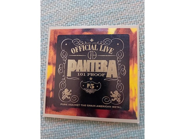 Pantera Official live 101 proof