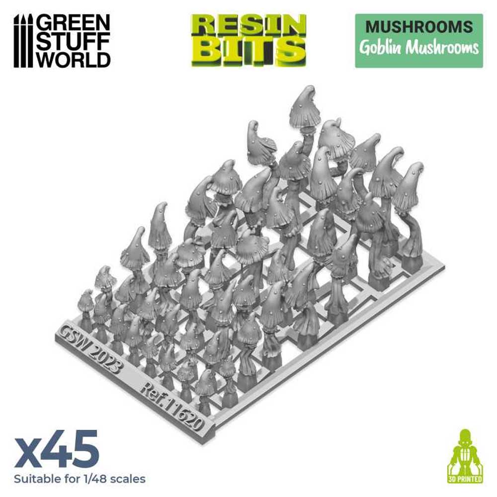 3D Printed - Plants - Goblin Mushrooms