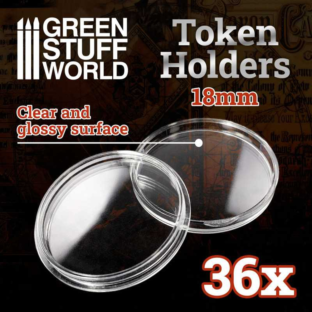 Token holders 32mm (36pc x pack)
