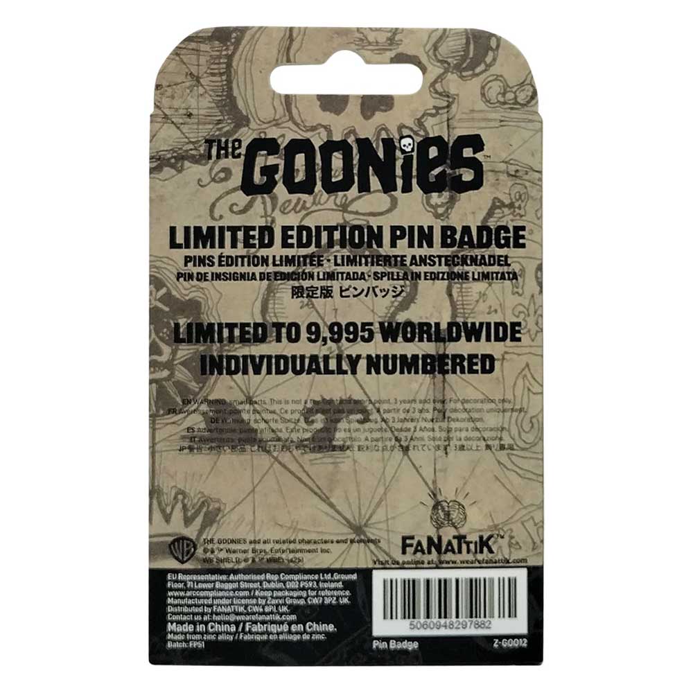The Goonies 40th Anniversary Never Say Die Pin Badge