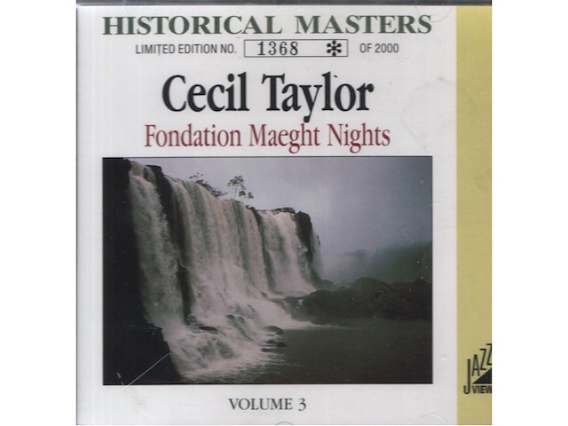 Cecil Taylor ‎– Fondation Maeght Nights - Volume 3