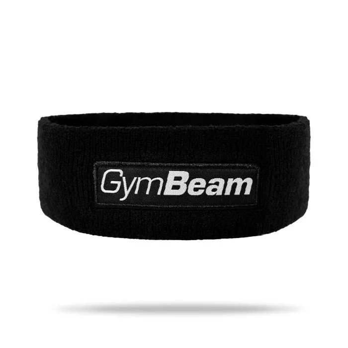 Sportska traka za glavu Sweat Black - GymBeam