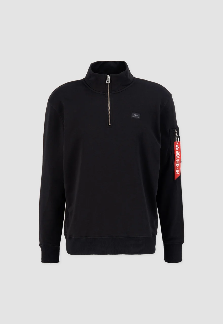 Duks Alpha Industries X-fit half zip / crni L