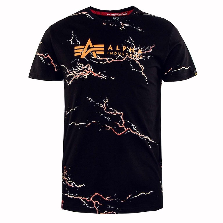 Majica Alpha sa narandžastom Munjom Aop Lightning
Alpha Industries – Army Shop Srbija