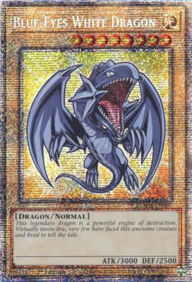 Blue-Eyes White Dragon - BLMM-EN001 - Starlight Rare 1st Edition