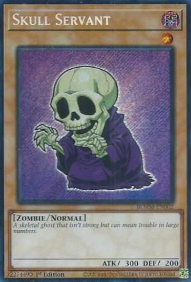 Skull Servant - BLMM-EN002 - Secret Rare 1st Edition