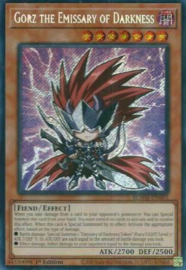 Gorz the Emissary of Darkness - BLMM-EN005 - Secret Rare 1st Edition