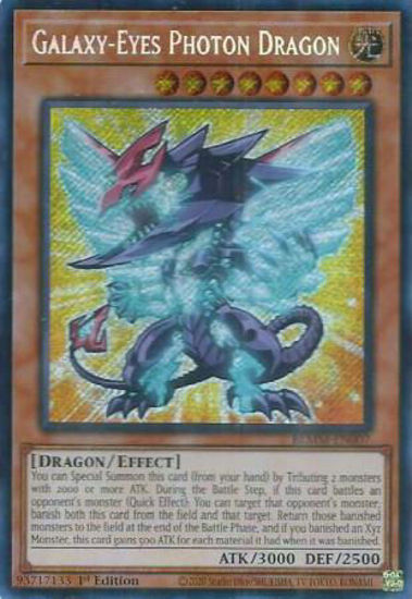 Galaxy-Eyes Photon Dragon - BLMM-EN007 - Secret Rare 1st Edition