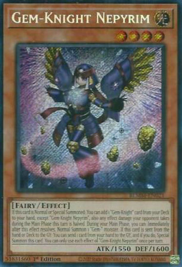 Gem-Knight Nepyrim - BLMM-EN021 - Secret Rare 1st Edition