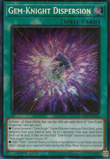 Gem-Knight Dispersion - BLMM-EN023 - Secret Rare 1st Edition