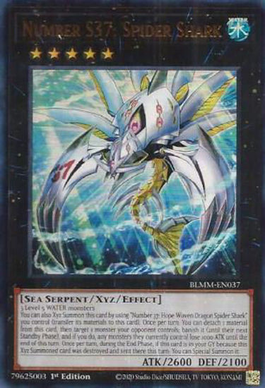 Number S37: Spider Shark - BLMM-EN037 - Ultra Rare 1st Edition