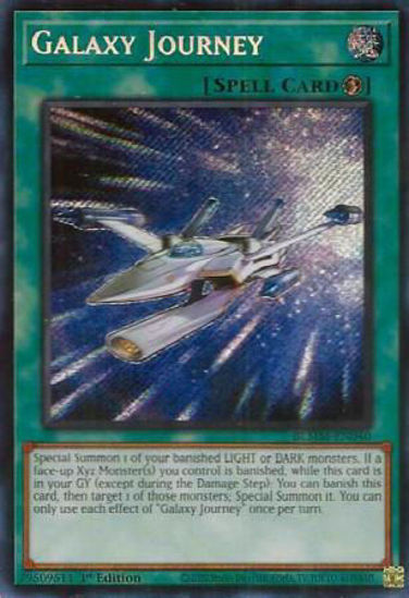Galaxy Journey - BLMM-EN040 - Secret Rare 1st Edition