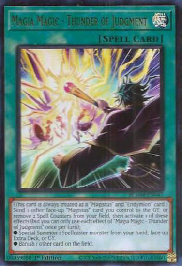 Magia Magic - Thunder of Judgment - BLMM-EN047 - Ultra Rare 1st Edition
