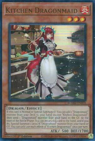 Kitchen Dragonmaid - BLMM-EN058 - Ultra Rare 1st Edition