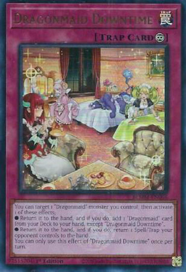 Dragonmaid Downtime - BLMM-EN068 - Ultra Rare 1st Edition