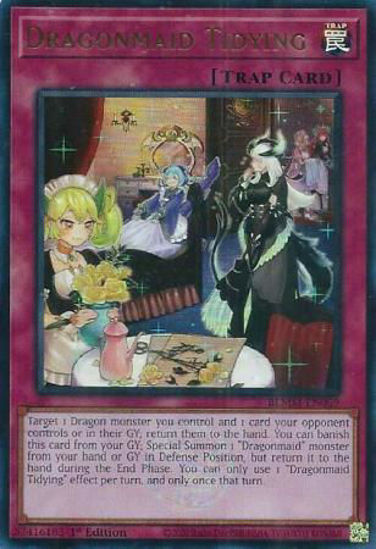 Dragonmaid Tidying - BLMM-EN069 - Ultra Rare 1st Edition