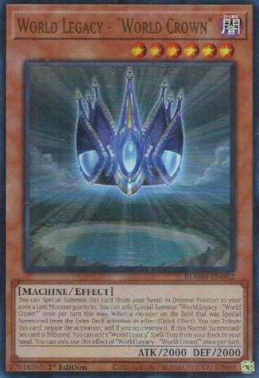 World Legacy - World Crown - BLMM-EN082 - Ultra Rare 1st Edition