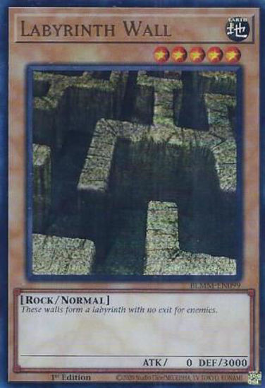 Labyrinth Wall - BLMM-EN099 - Ultra Rare 1st Edition