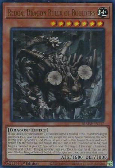 Redox, Dragon Ruler of Boulders - BLMM-EN117 - Ultra Rare 1st Edition