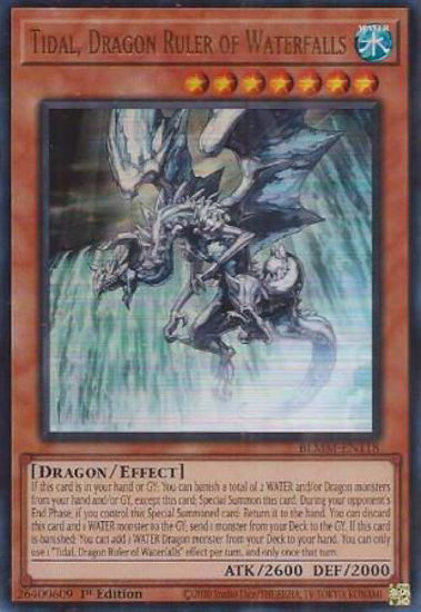 Tidal, Dragon Ruler of Waterfalls - BLMM-EN118 - Ultra Rare 1st Edition