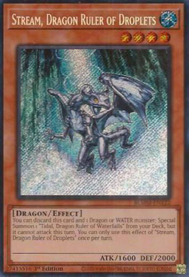 Stream, Dragon Ruler of Droplets - BLMM-EN122 - Secret Rare 1st Edition