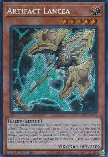 Artifact Lancea - BLMM-EN125 - Secret Rare 1st Edition