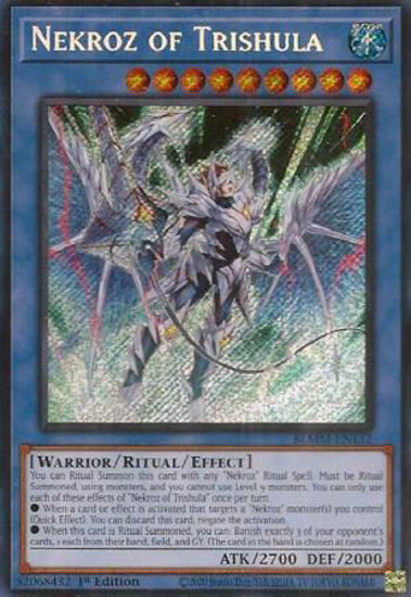 Nekroz of Trishula - BLMM-EN132 - Secret Rare 1st Edition