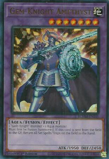 Gem-Knight Amethyst - BLMM-EN141 - Ultra Rare 1st Edition
