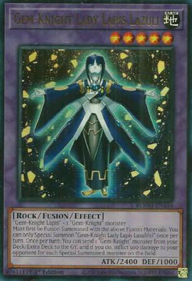 Gem-Knight Lady Lapis Lazuli - BLMM-EN144 - Ultra Rare 1st Edition