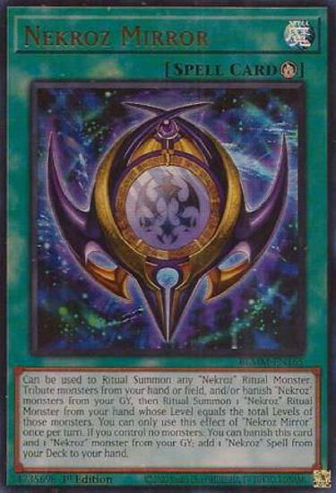 Nekroz Mirror - BLMM-EN165 - Ultra Rare 1st Edition